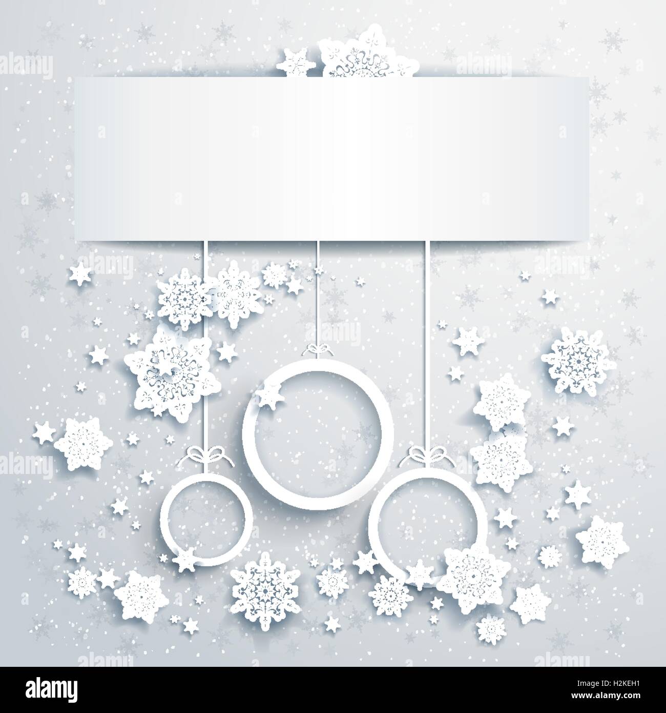 Christmas background with abstract balls Stock Vector Image & Art - Alamy