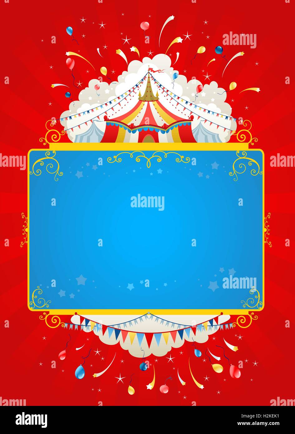 Circus tent poster Stock Vector Image & Art - Alamy