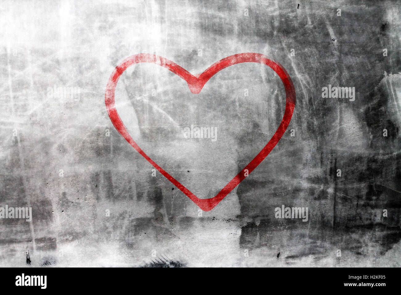 Concrete heart hi-res stock photography and images - Alamy