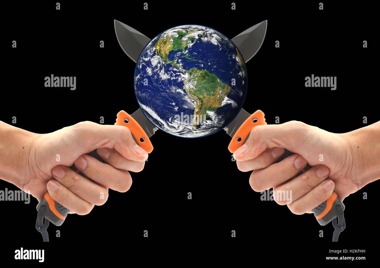 Hand holding stabbing knife hi-res stock photography and images - Alamy