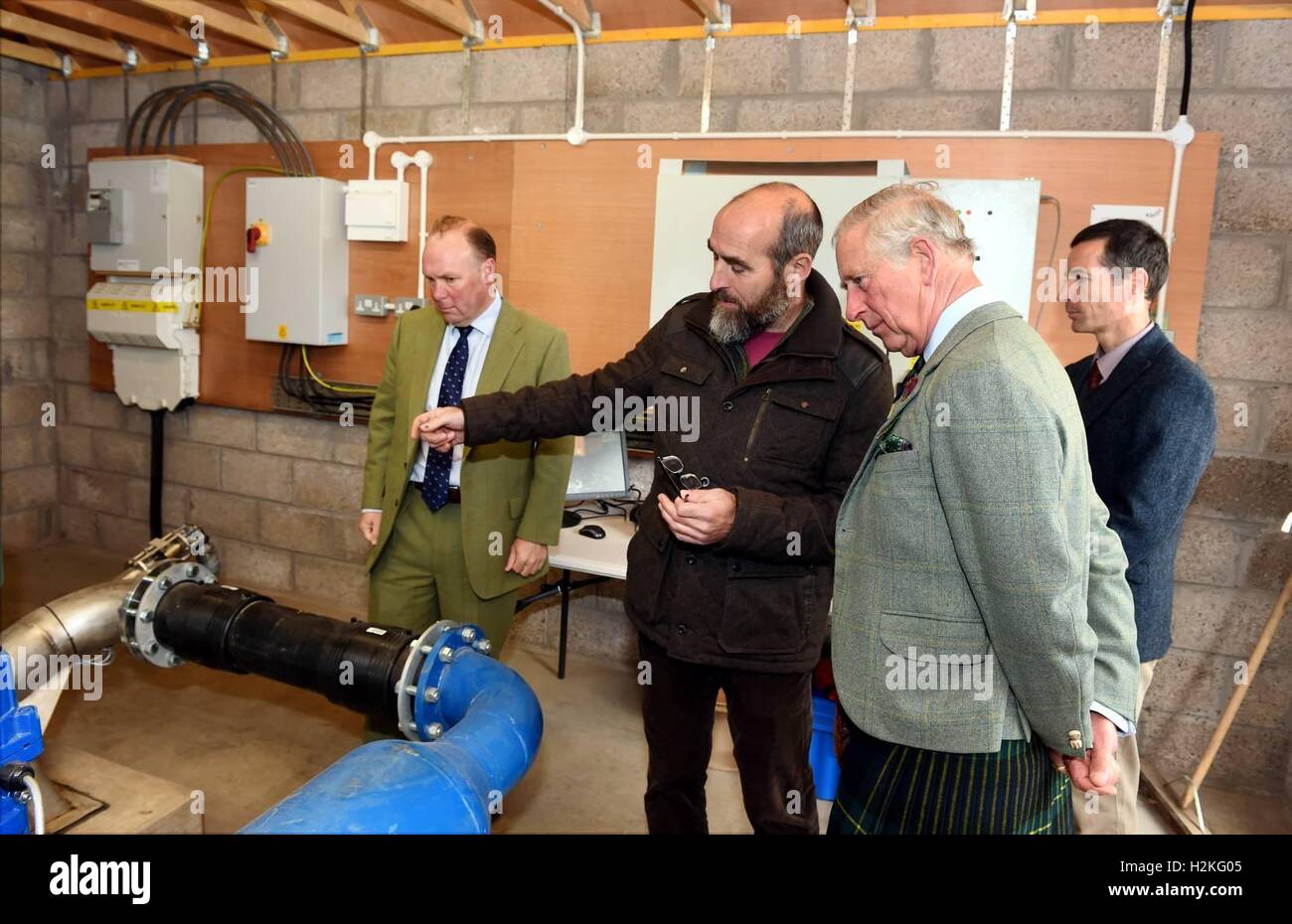 The Prince of Wales, also known as the Duke of Rothesay, with chief ...