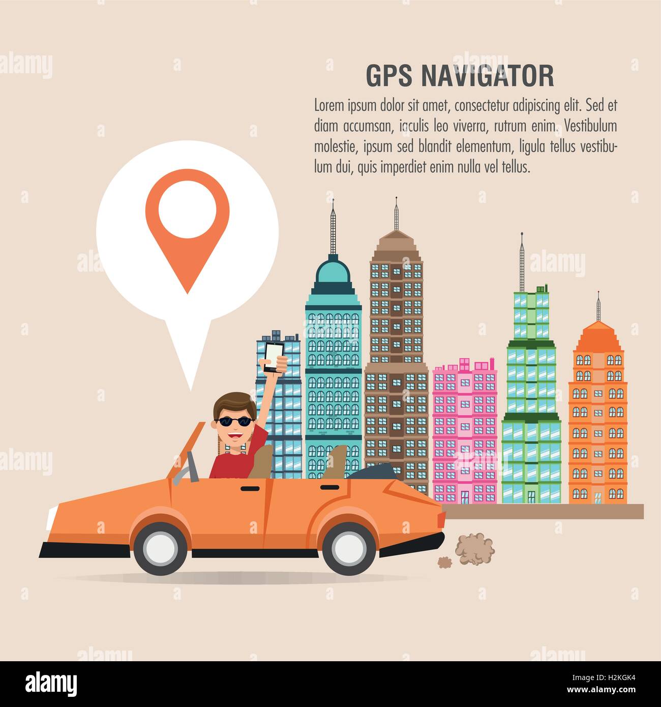Gps navigator and location design Stock Vector Image & Art - Alamy