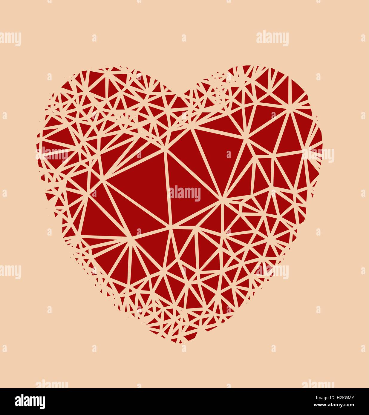 Love heart shaped Stock Vector Image & Art - Alamy