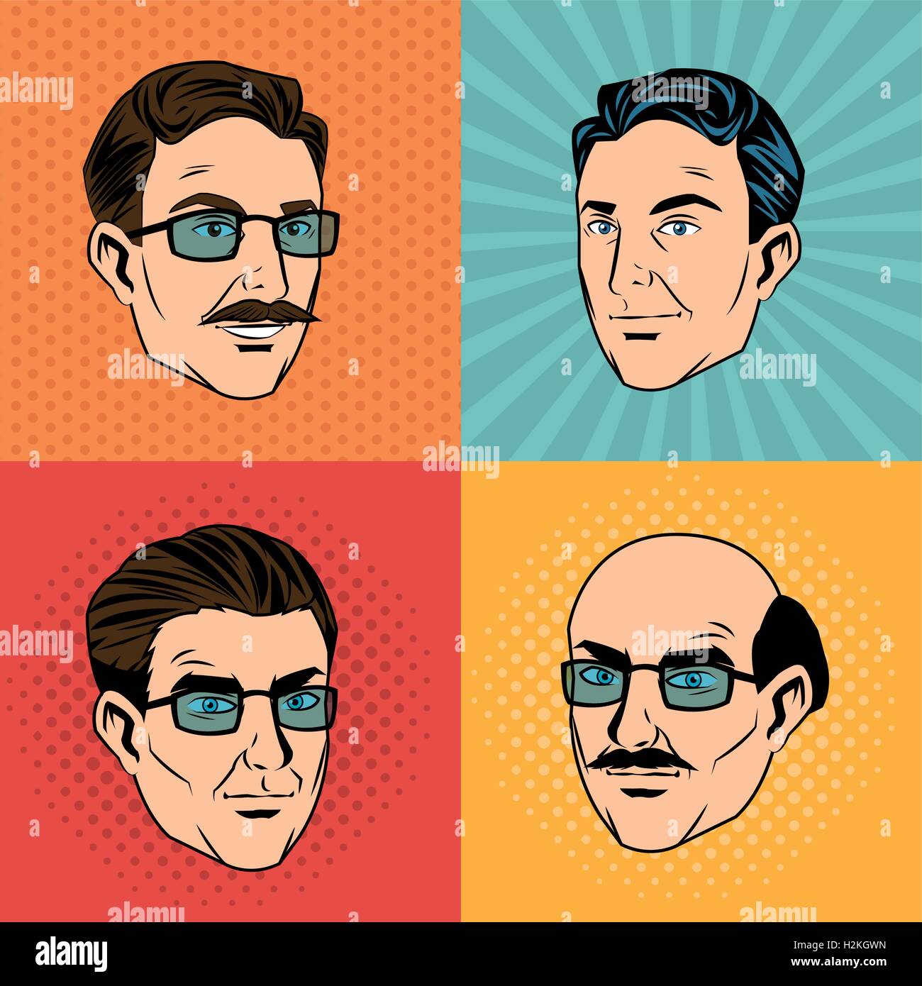 Pop art design of man cartoon Stock Vector Image & Art - Alamy