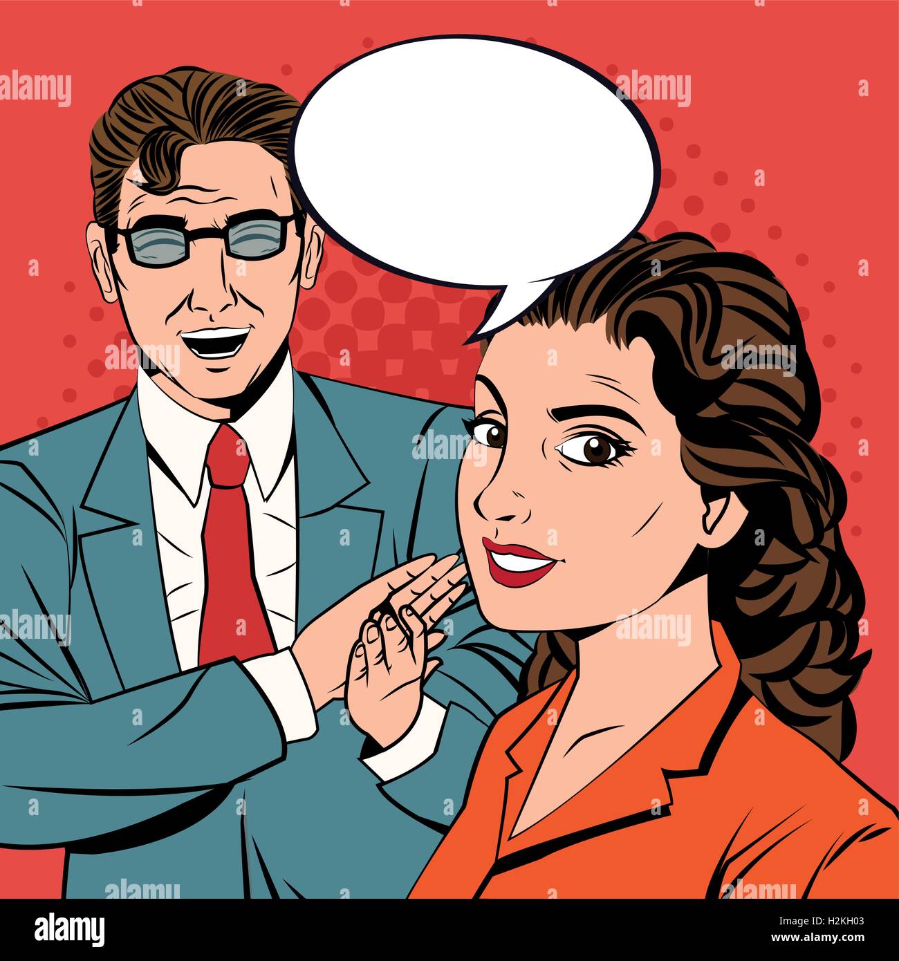 Pop art design of man and woman cartoon Stock Vector Image & Art - Alamy
