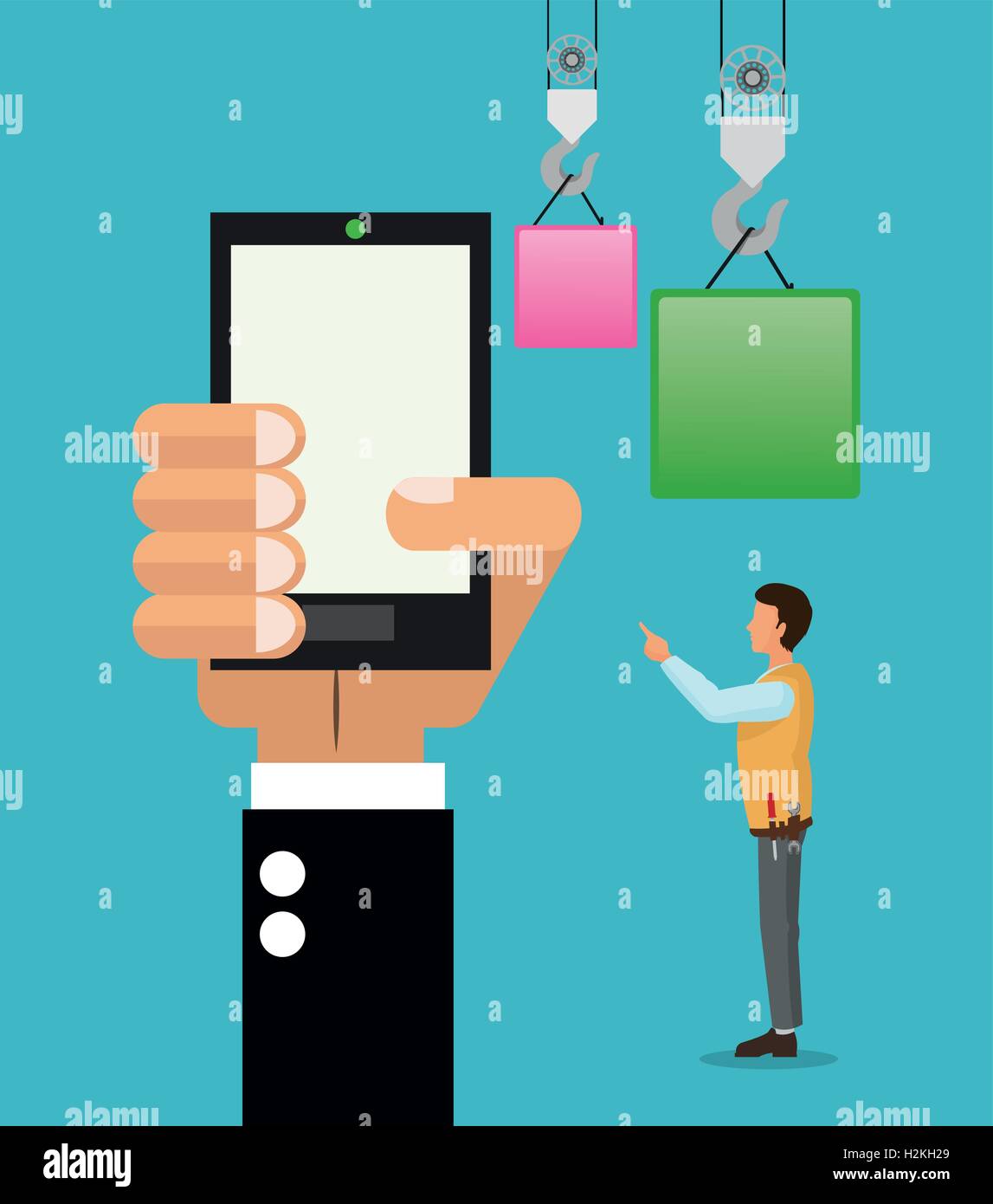 App development technology design Stock Vector Image & Art - Alamy