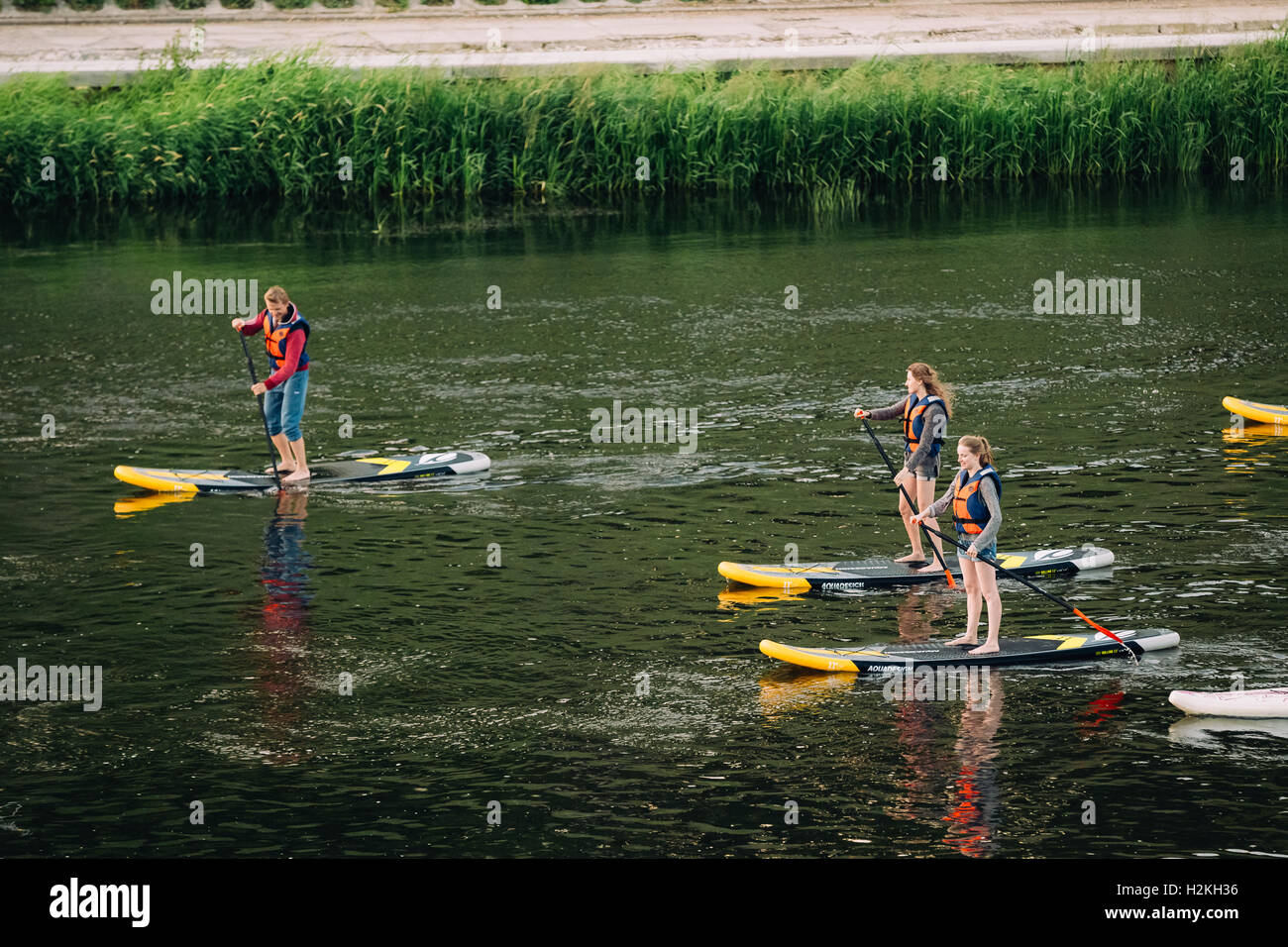Paddle race board hi-res stock photography and images - Alamy