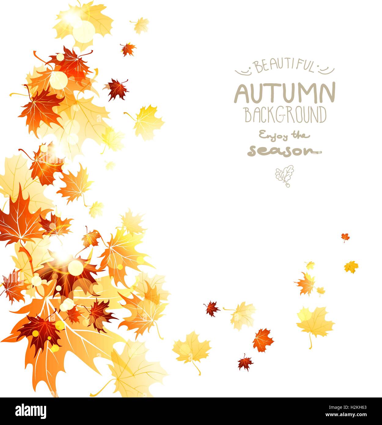 Abstract swirl of beautiful leaves Stock Vector Image & Art - Alamy