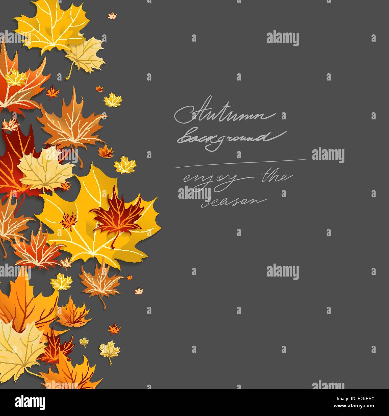 Autumn leaves design Stock Vector Image & Art - Alamy