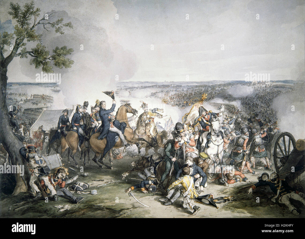 Battle of waterloo painting 1815 hi-res stock photography and images ...