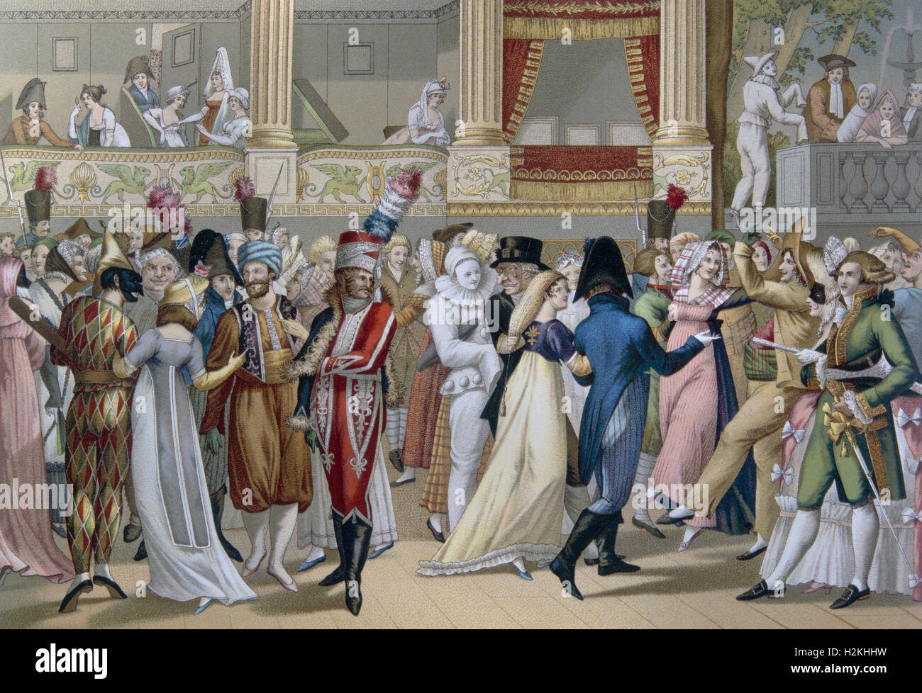19th century ball costume hi-res stock photography and images - Alamy