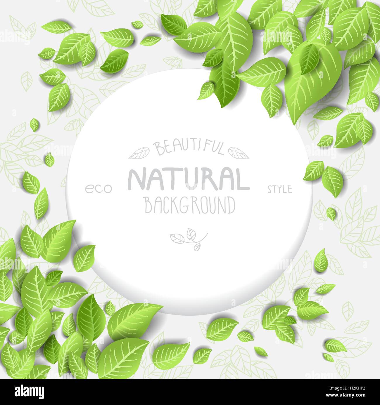 Eco style frame Stock Vector Image & Art - Alamy