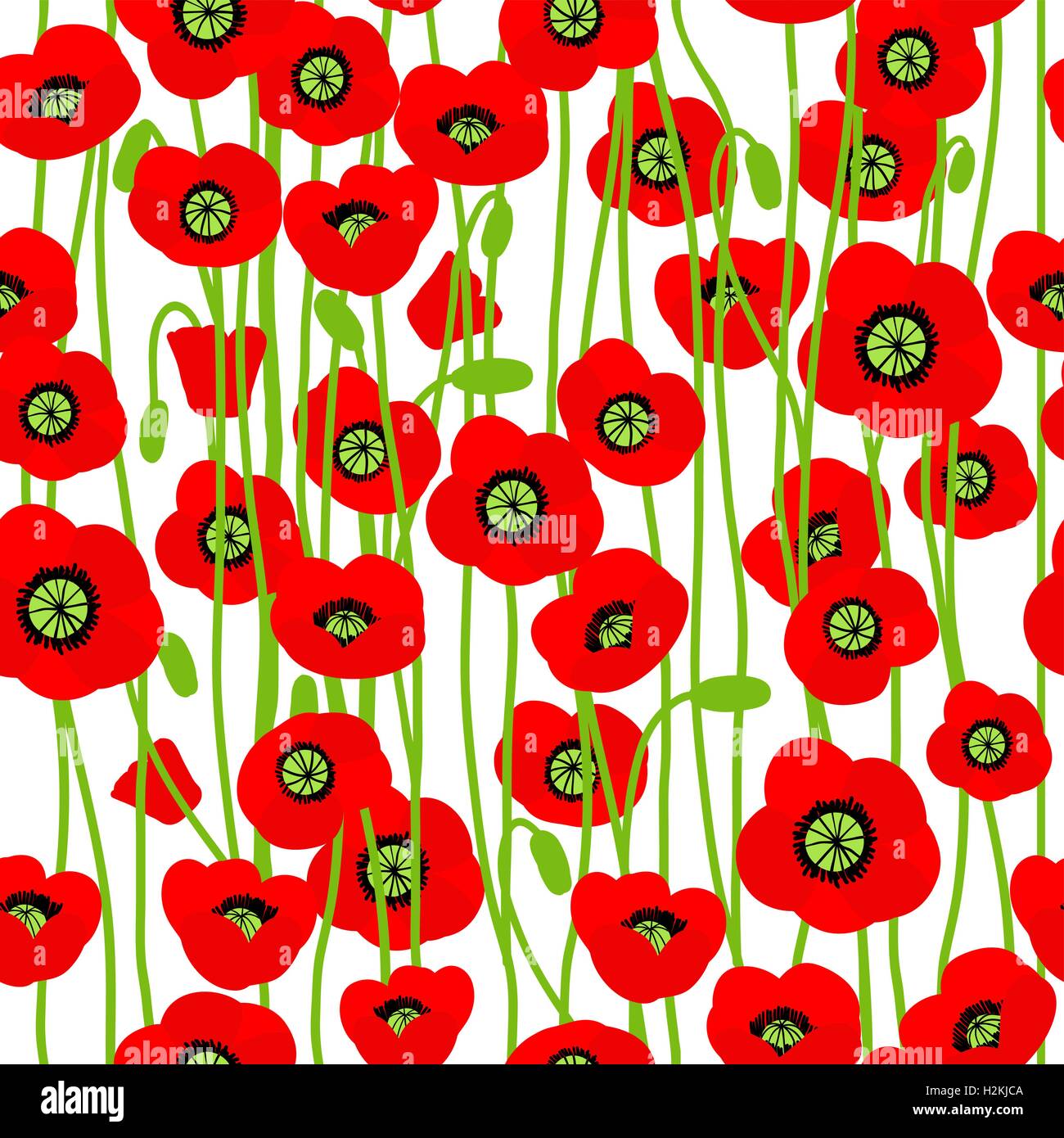 Red Poppy Logo Stock Vector Images - Alamy