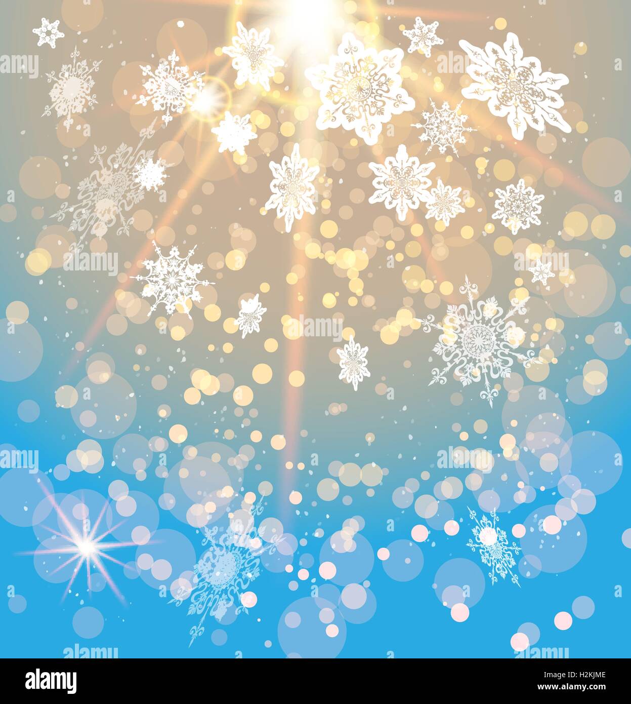 Snowy festive background Stock Vector Image & Art - Alamy