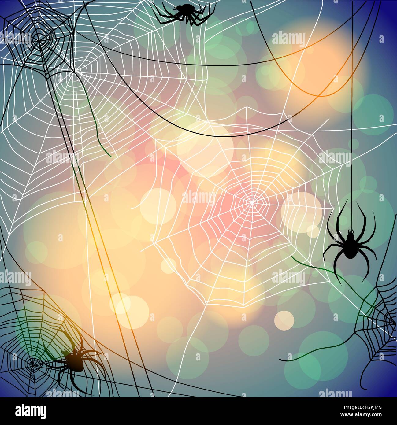 Spiders and web Stock Vector Image & Art - Alamy