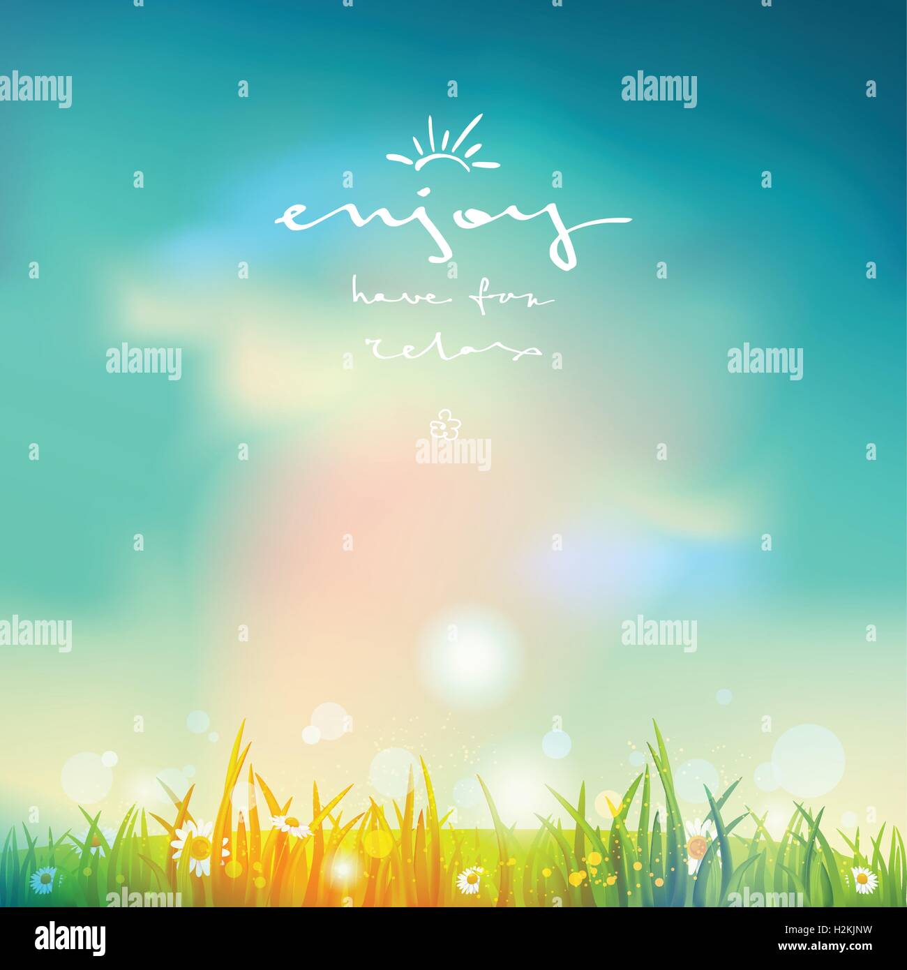 Summer time background Stock Vector Image & Art - Alamy