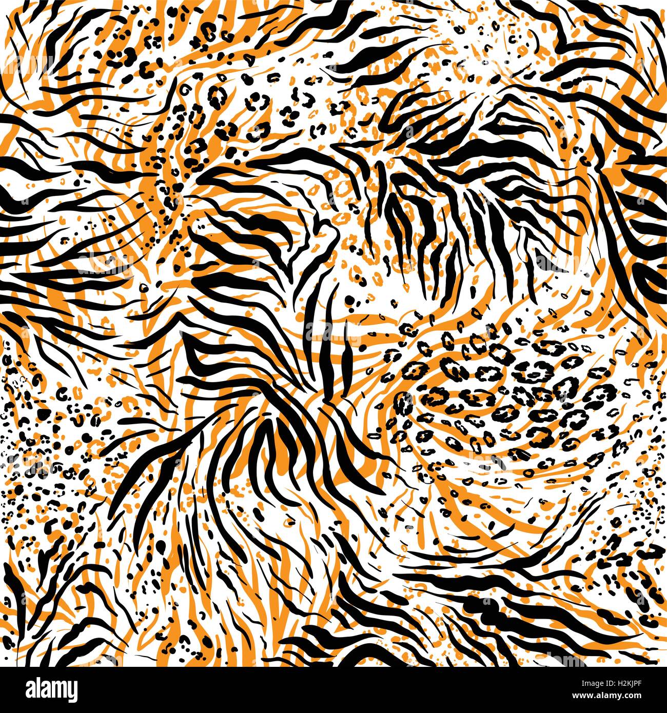 Tiger skin pattern Stock Vector Image & Art - Alamy