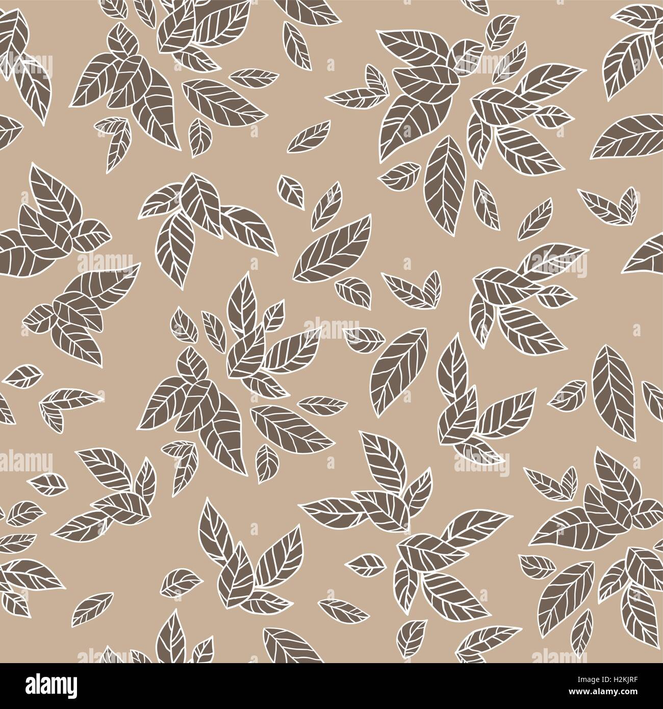 Vintage leaves pattern Stock Vector Image & Art - Alamy