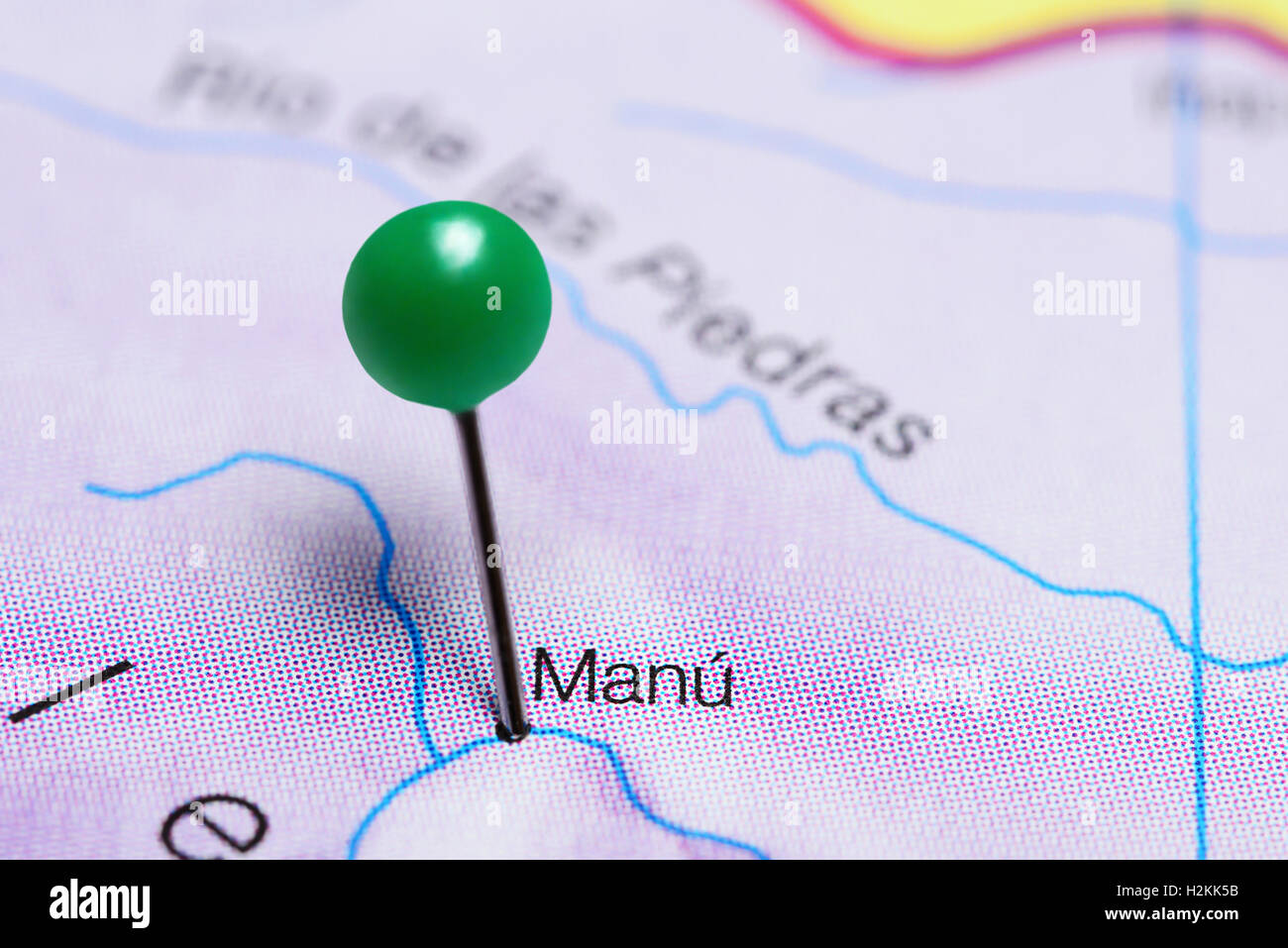 Map of peru manu hi-res stock photography and images - Alamy