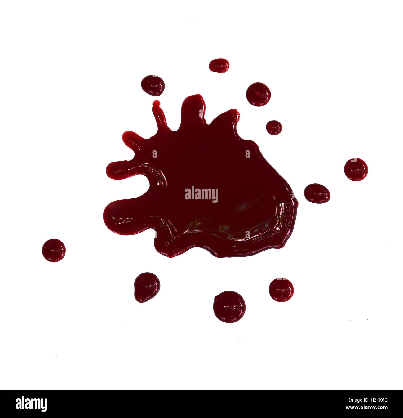 set 8. blood drop and bloodstains on isolated white background for ...
