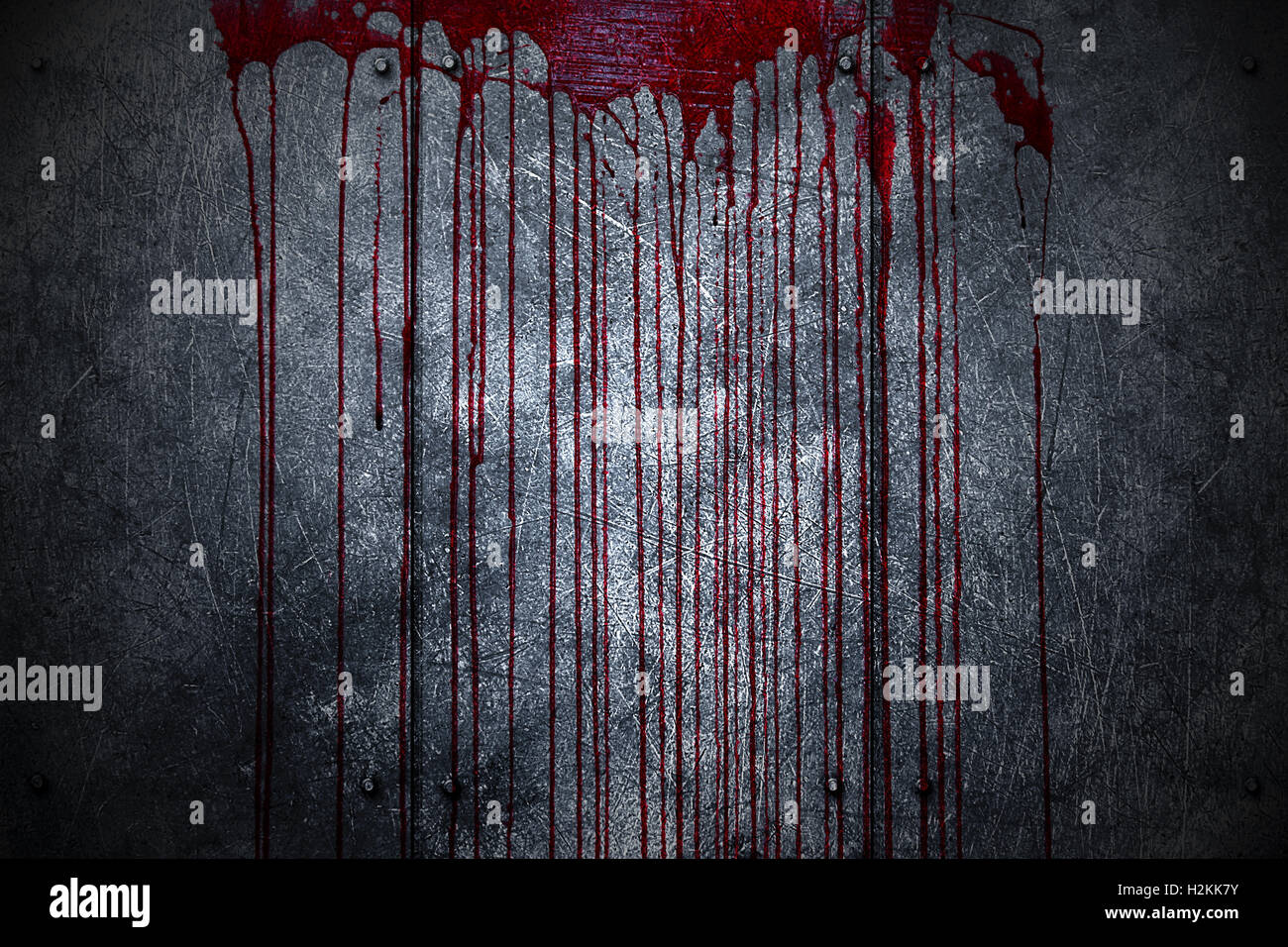 Set bloody metal wall in hi-res stock photography and images - Alamy