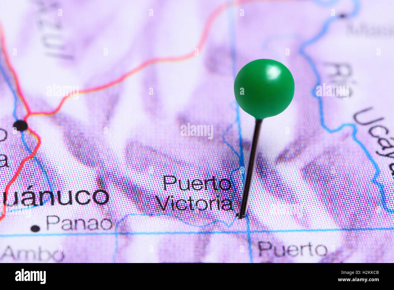 Victoria on a map hi-res stock photography and images - Alamy