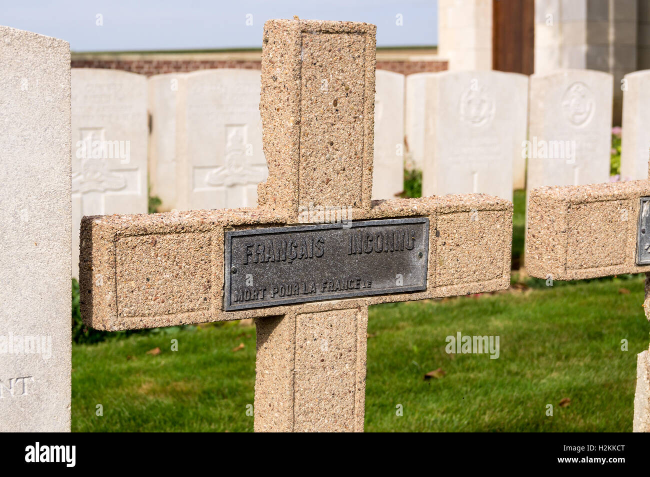 British and French graves, Commonwealth War Graves Commission cemetery ...