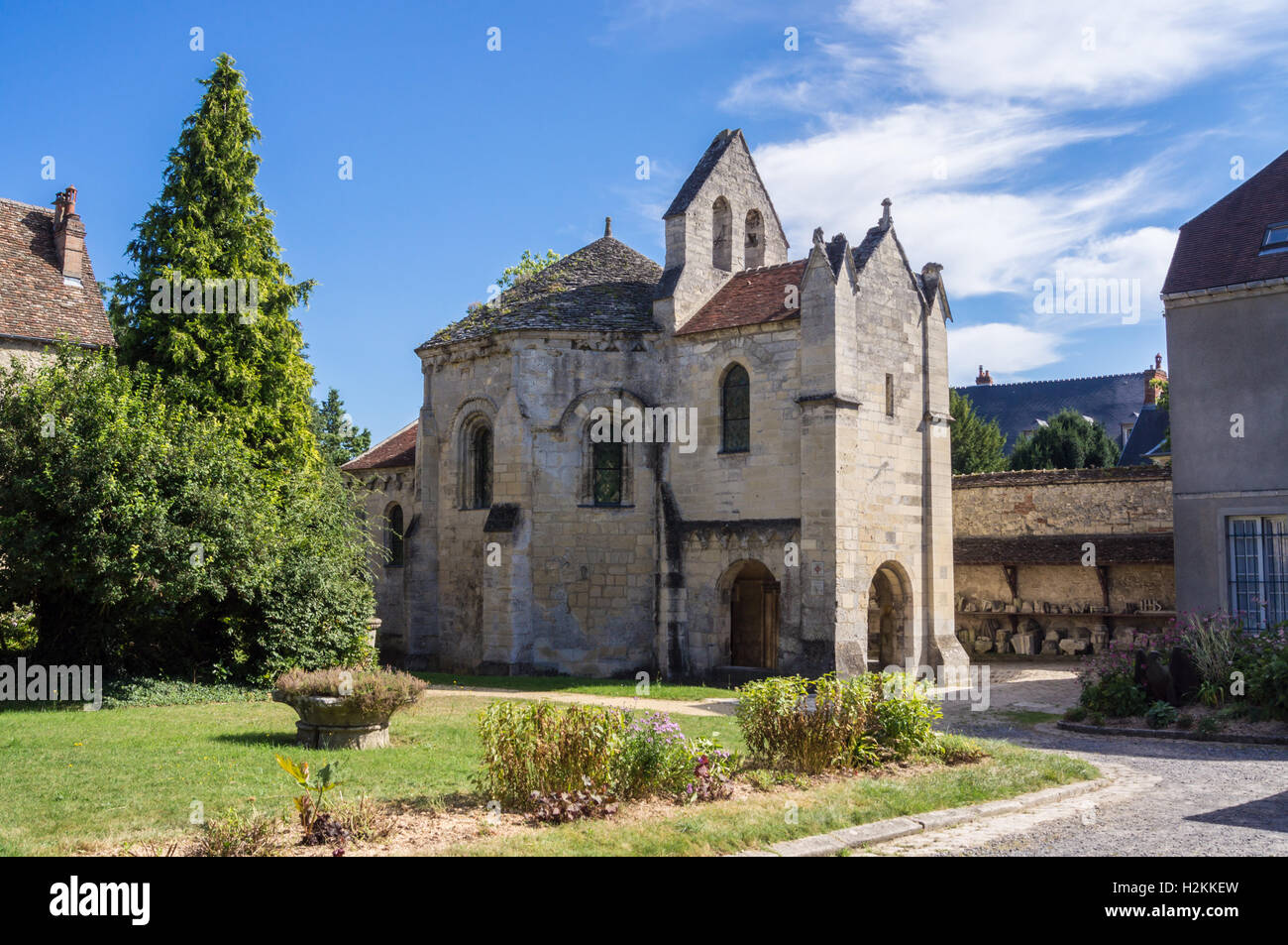 Chapel of Knights Templar, 12th century, c. 1148, Laon, Aisne, Picardie ...