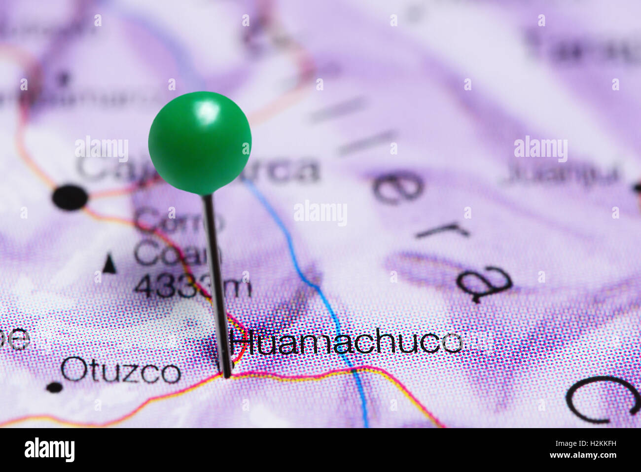 Pinned peru map hi-res stock photography and images - Alamy