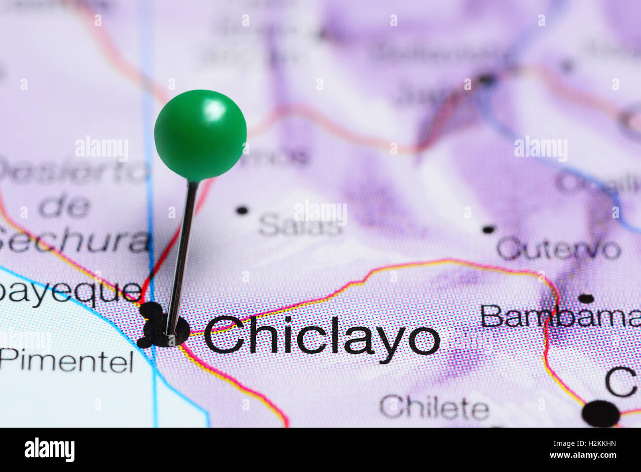Chiclayo map hi-res stock photography and images - Alamy