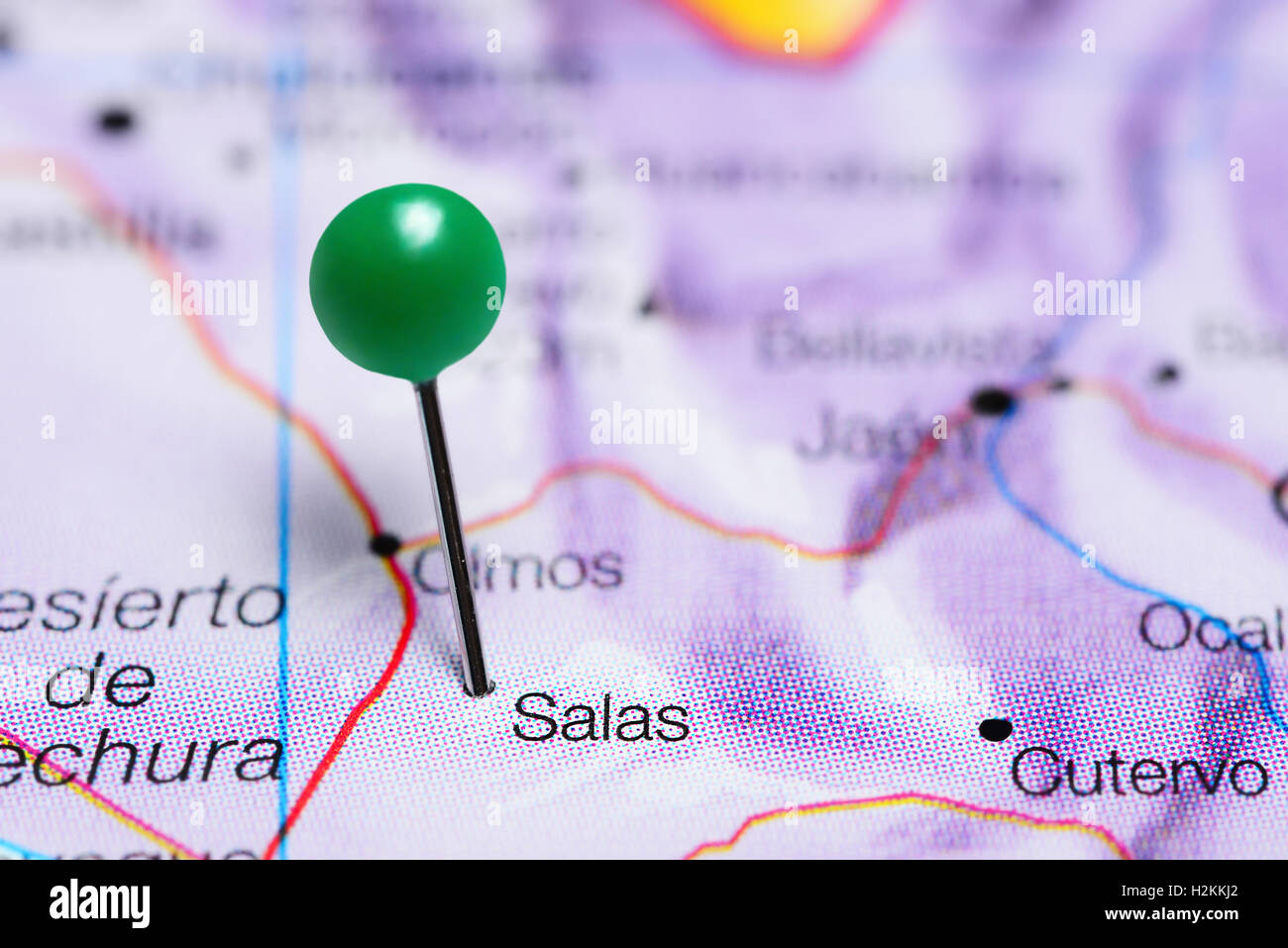 Salas map hi-res stock photography and images - Alamy