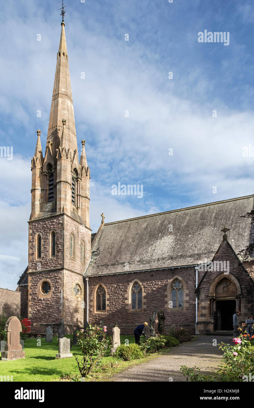 Saint Andrew's Church at Fort William, Scottish Highlands, Scotland, UK ...