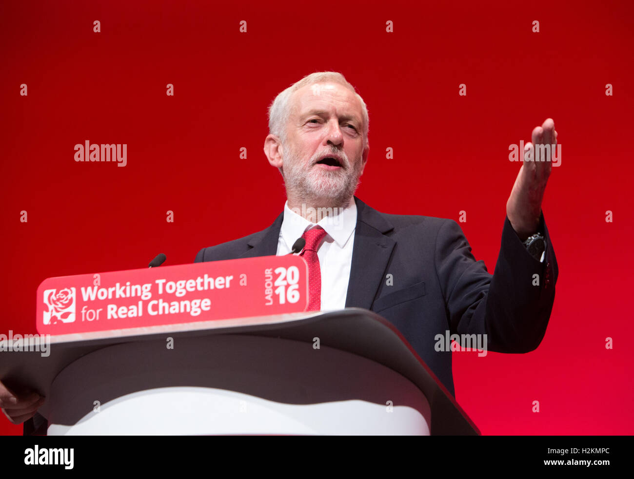 Labour leader,Jeremy Corbyn, delivers his keynote speech to the Labour ...
