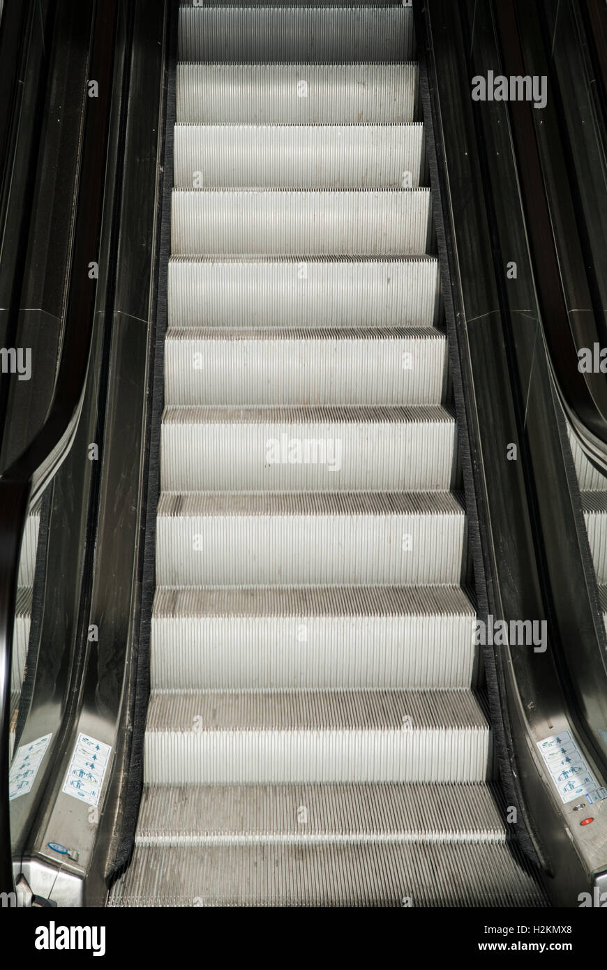 Electric escalators at central station Oslo Norway Stock Photo - Alamy