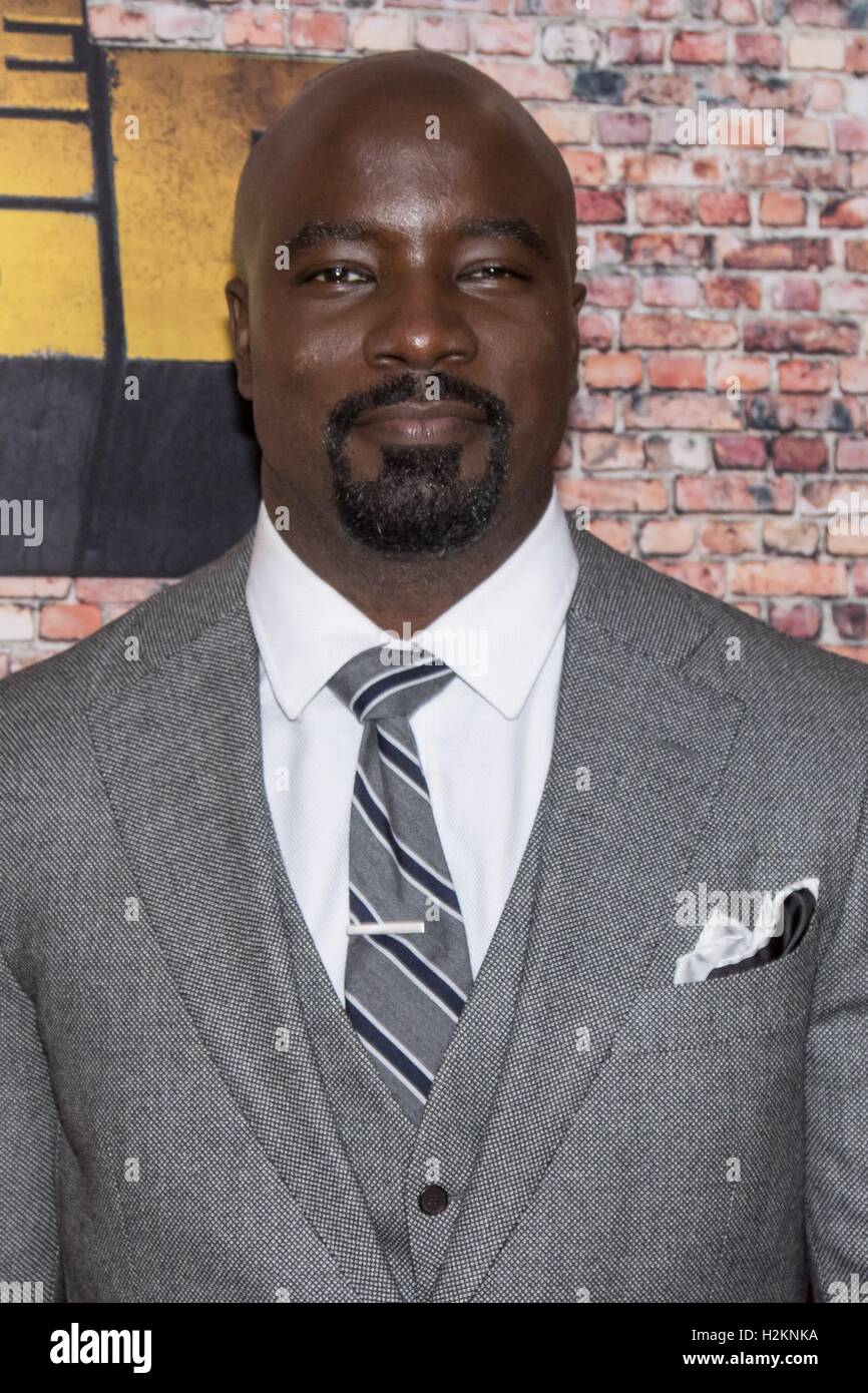 New York, NY, USA. 28th Sep, 2016. Mike Colter at arrivals for Marvel's ...