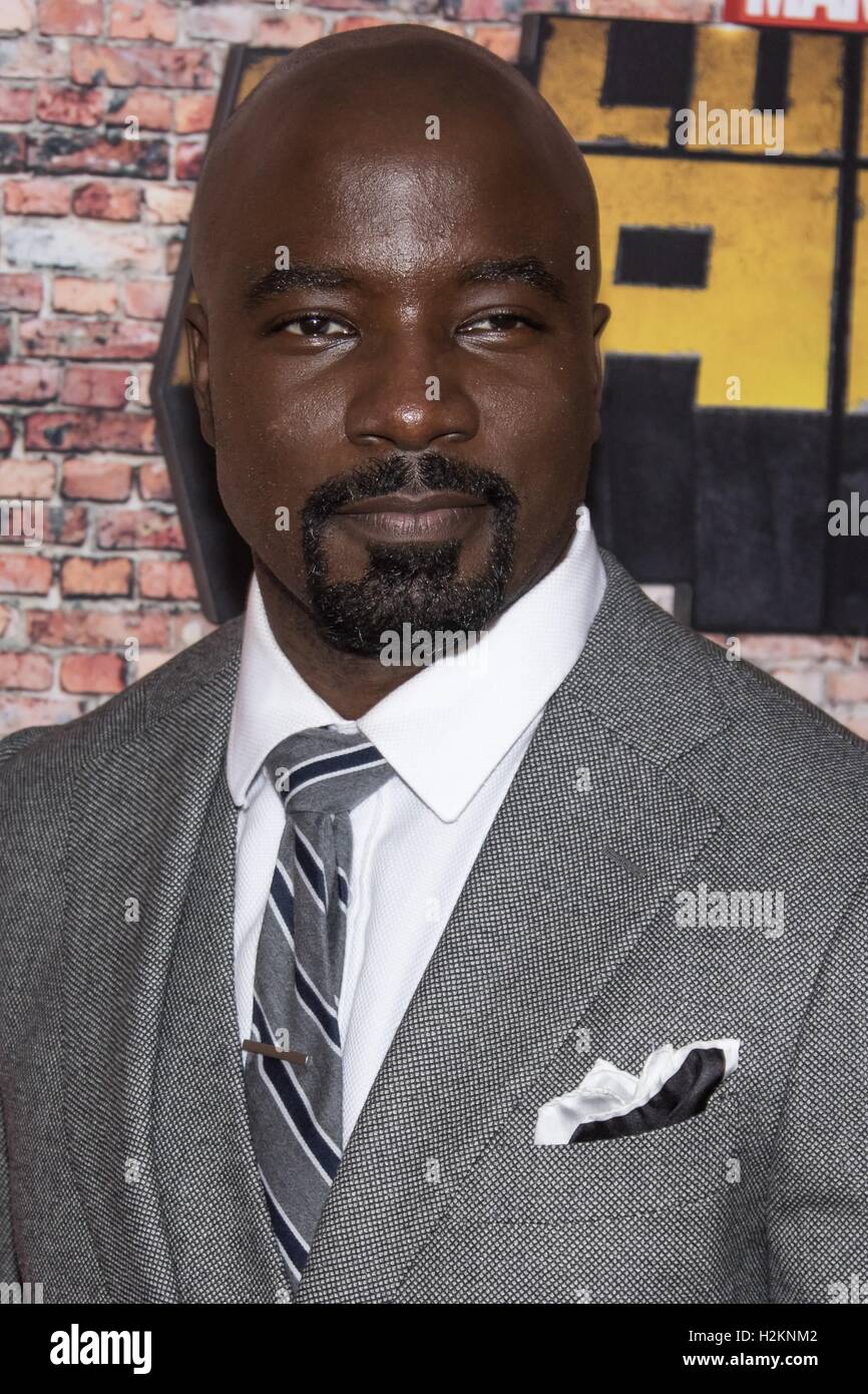 New York, NY, USA. 28th Sep, 2016. Mike Colter at arrivals for Marvel's ...