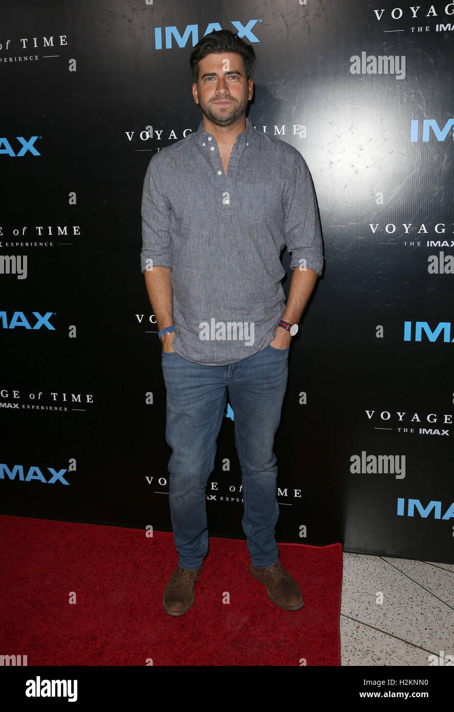 Los Angeles, CA, USA. 28th Sep, 2016. Ryan Rottman. Premiere Of IMAX's ...