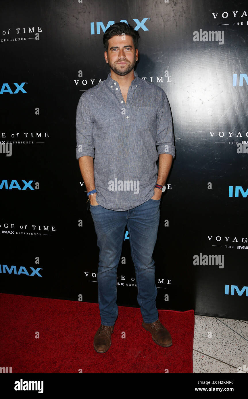 Los Angeles, CA, USA. 28th Sep, 2016. Ryan Rottman. Premiere Of IMAX's ...