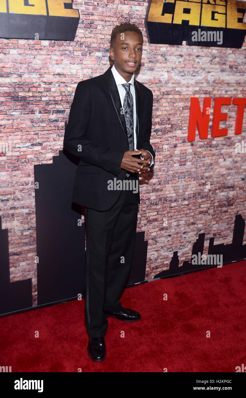 Harlem, New York, USA. 28th September, 2016. Darius Kaleb attends the ...