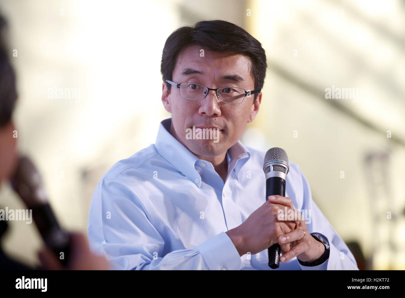 Tel Aviv, Israel. 27th Sep, 2016. David Eun President, Samsung NEXT ...