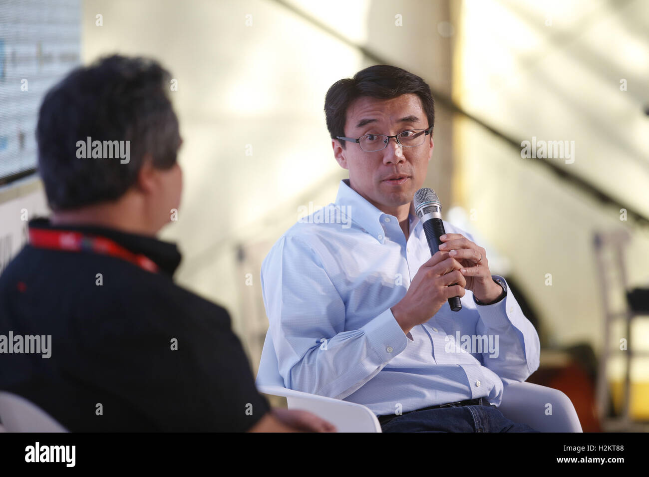 Tel Aviv, Israel. 27th Sep, 2016. David Eun President, Samsung NEXT ...