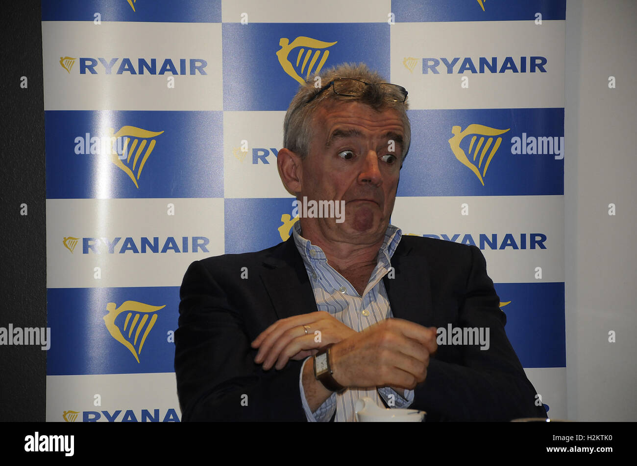 29 September 2016- Ryanair CEO Michael O'Leary Kenny Jacobs ryanair ...