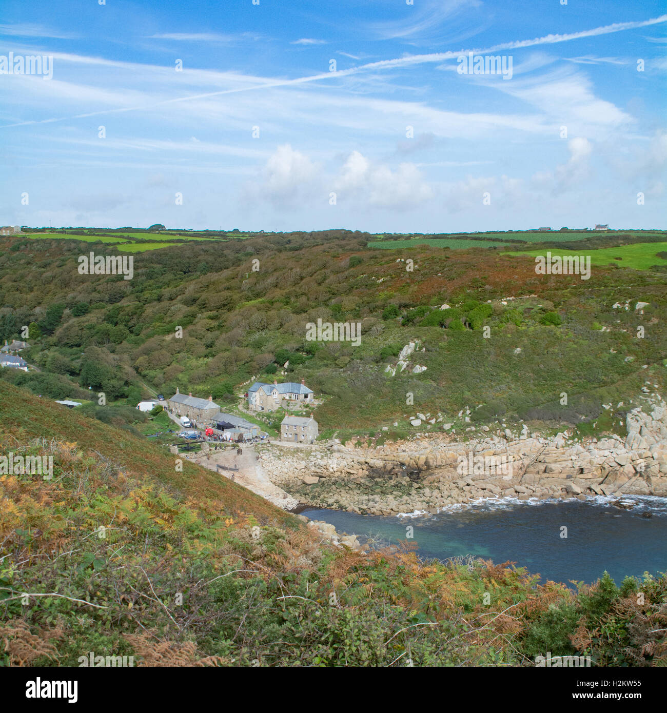 Penberth, Cornwall, UK. 29th September 2016. Filming of the next ...