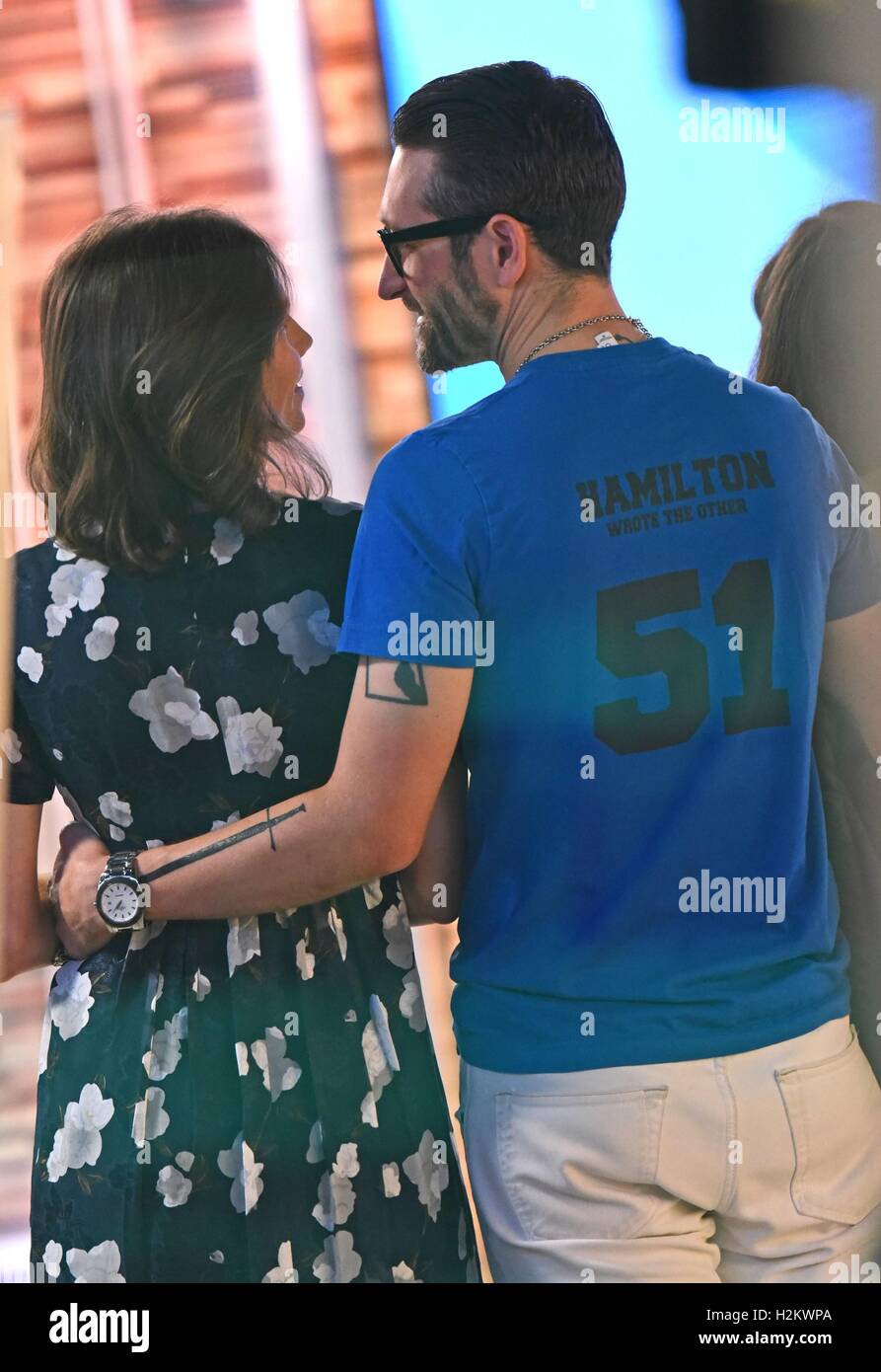 New York, NY, USA. 29th Sep, 2016. Amanda Knox, Christopher Robinson ...