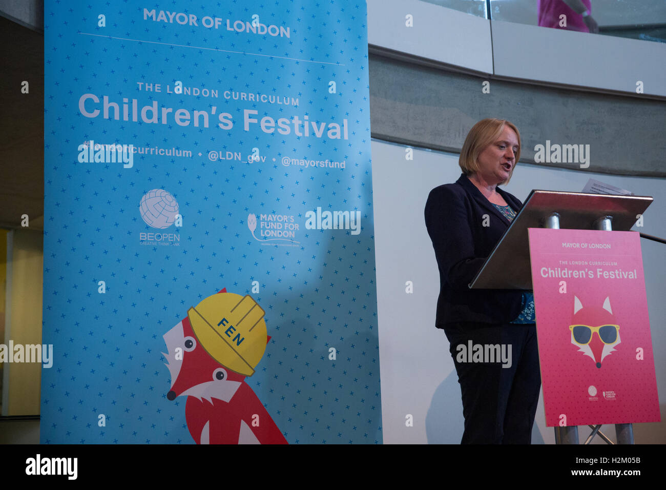 London, UK. 29th Sep, 2016. Joanne McCartney, Deputy Mayor for ...