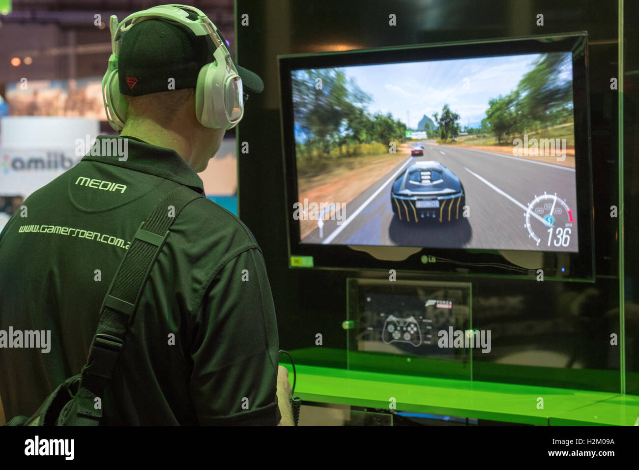 Logitech booth hi-res stock photography and images - Alamy