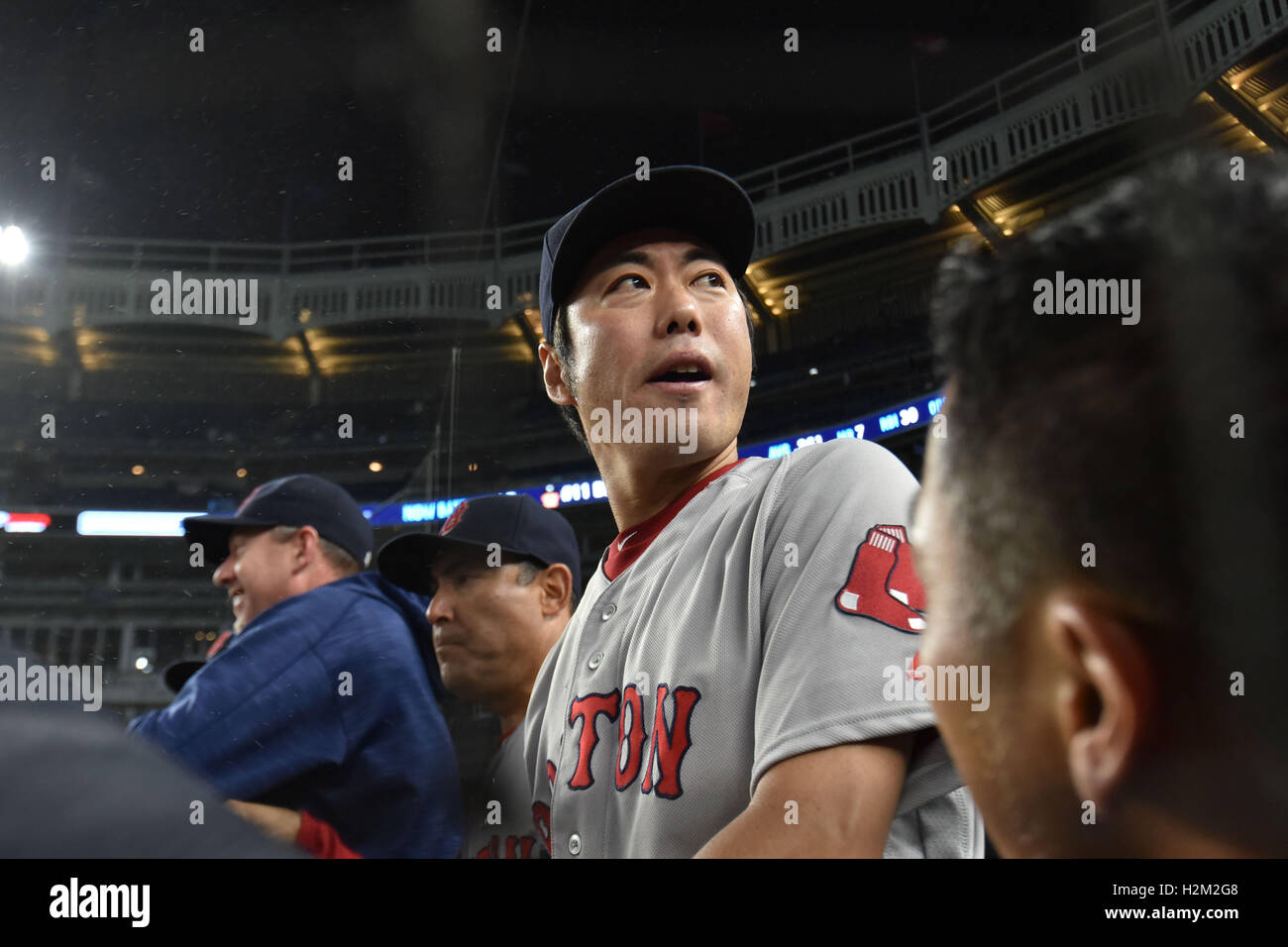 the Bronx, New York, USA. 28th Sep, 2016. Koji Uehara (Red Sox), SEPTEMBER 28, 2016 - MLB : Koji ...