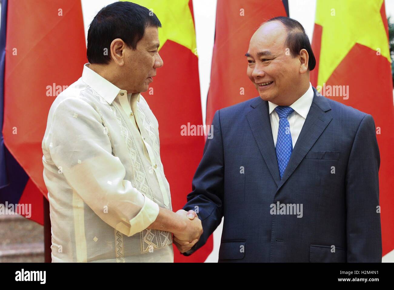 Hanoi Vietnam 28th September 2016 Philippine President Rodrigo