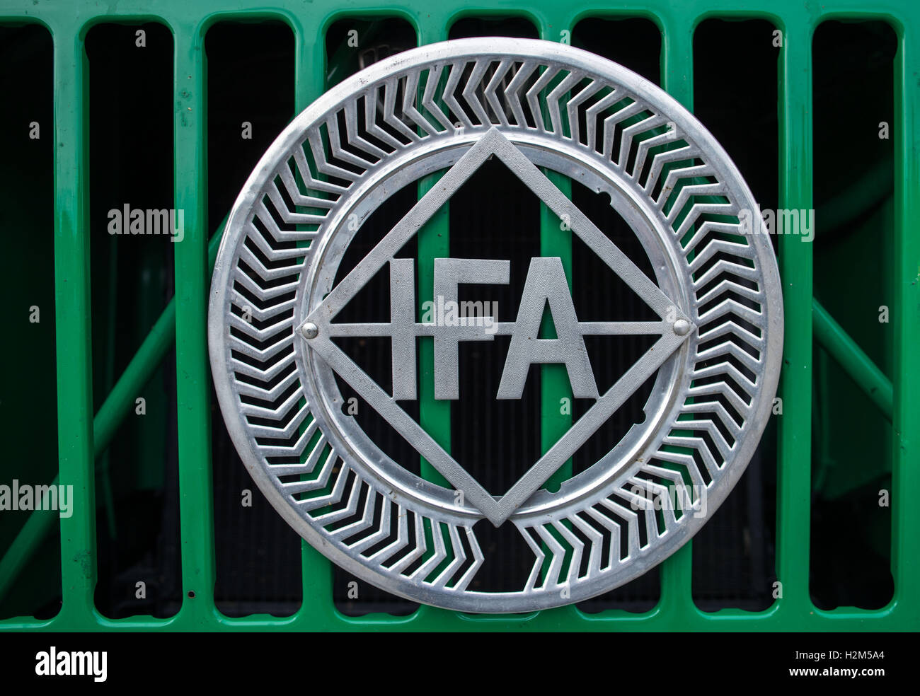 Schwerin, Germany. 30th Sep, 2016. The type sign 'IFA' can be seen on a ...