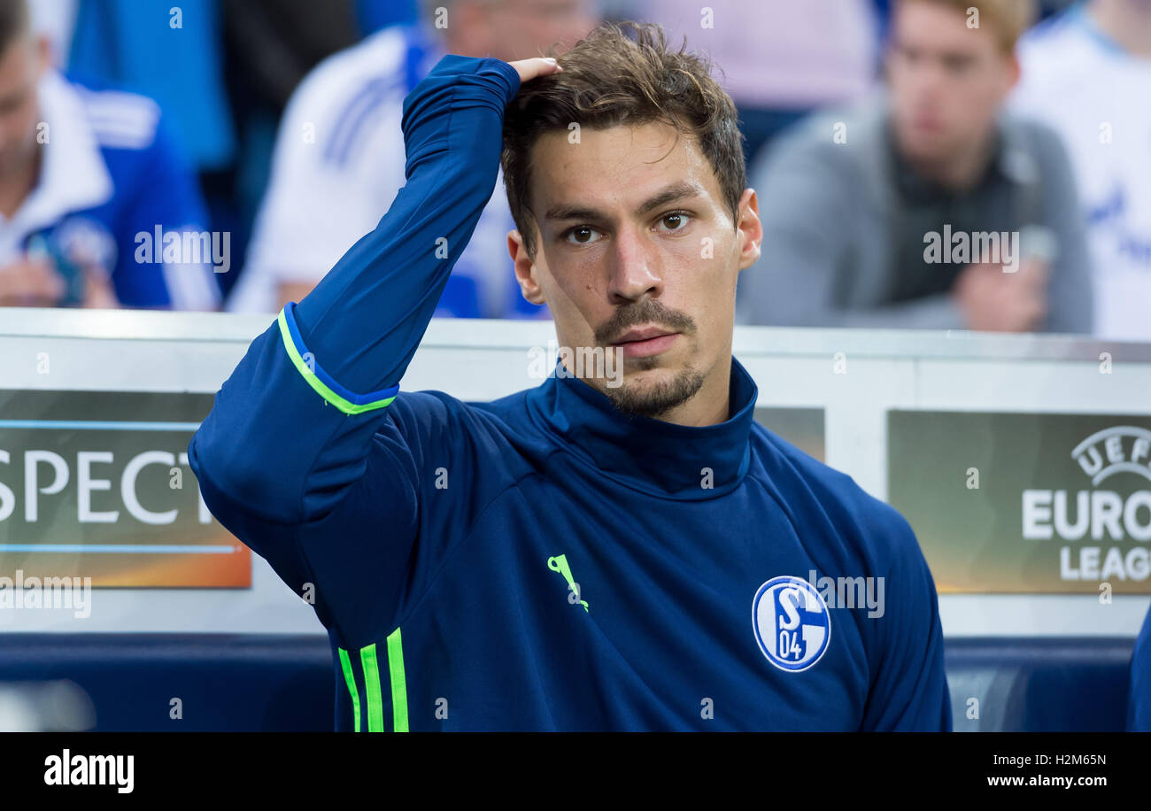 Schalke's Benjamin Stambouli before during the match of FC Schalke 04 ...